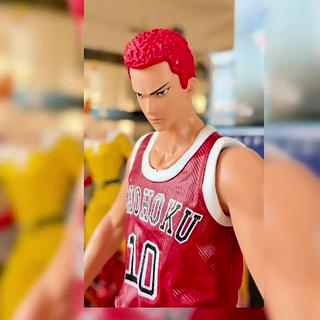 30cm Anime Hanamichi Sakuragi Figure SLAM DUNK Akira Sendoh PVC Action ...