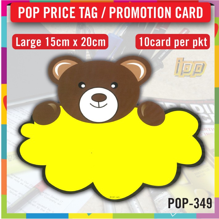 POP Price Tag Promotion Cards / Thumbs Up Pop Price Tags / Jualan Tag ...