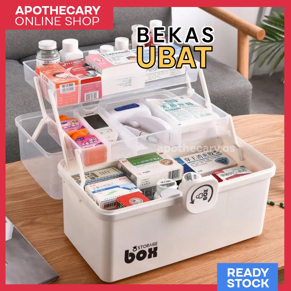 Bekas Ubat - Peti Kotak Tempat Letak Box Simpan Ubat Ubatan Pil ...