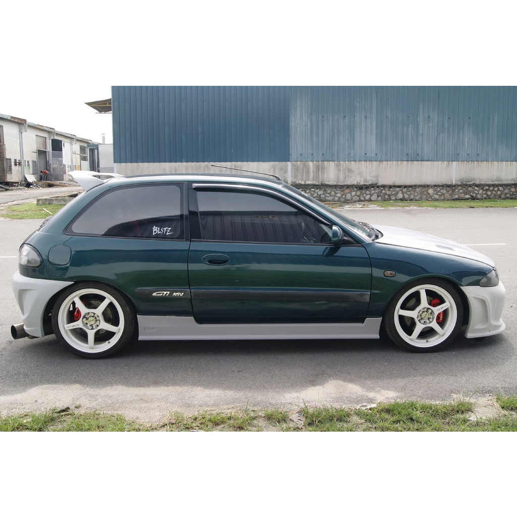 PROTON SATRIA OLD ( NEO R3 ) SIDE SKIRT - PU & FIBRE | Shopee Malaysia