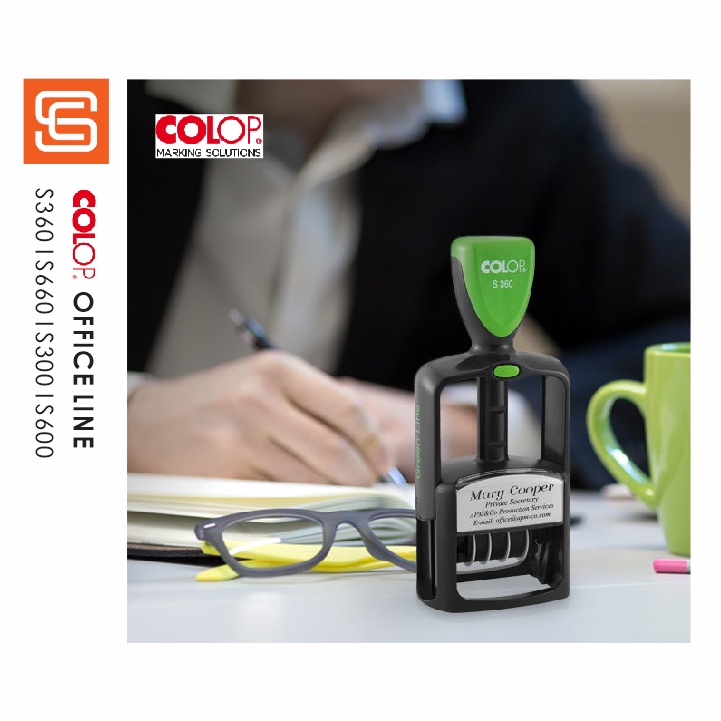 COLOP OFFICE LINE I S360 I S660 I S300 I S600 I LIGHT WEIGHT & HEAVY DUTY | Shopee Malaysia