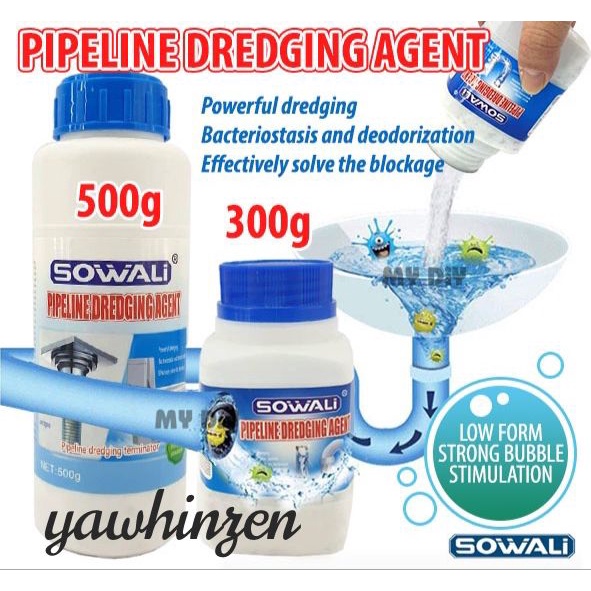 Powder Pipeline Dredging Agent 300g Or 500g For Sink And Toilet / Drain ...