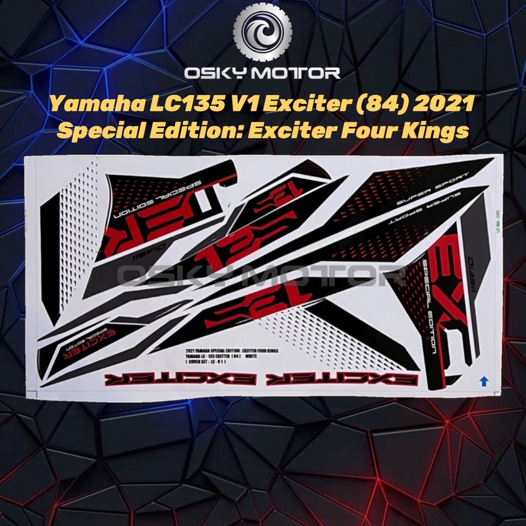 Yamaha LC135 V1 Exciter (84) 2021 Special Edition: Exciter Four Kings ...