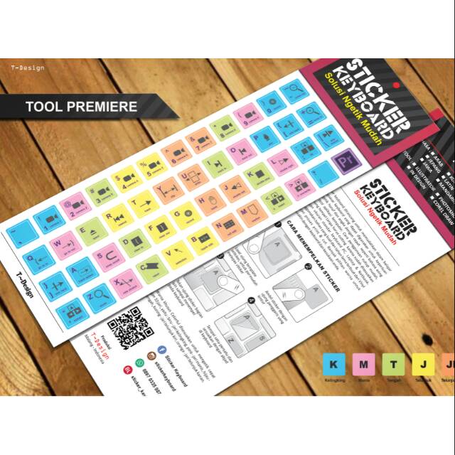 Premiere Keyboard Sticker - Colorful | Shopee Malaysia