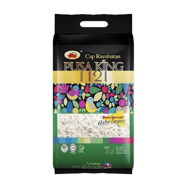 CAP RAMBUTAN BERAS BASMATHI PUSA KING 1121 5KG | Shopee Malaysia CAP RAMBUTAN BERAS BASMATHI PUSA KING 1121 5KG | Shopee Malaysia