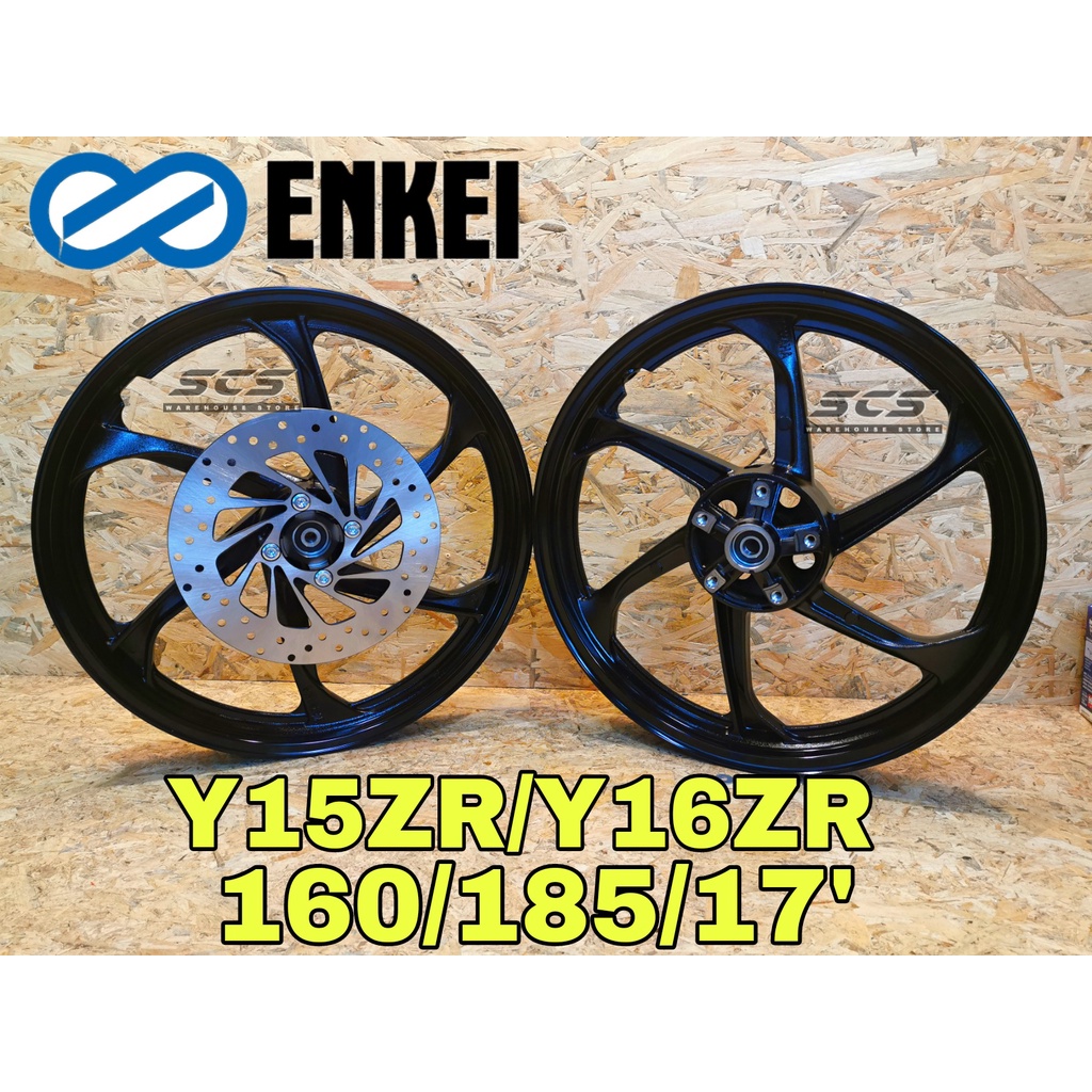 Sport Rim Yamaha Y15ZR Y16ZR 160/185/17' Enkei Original Black ...