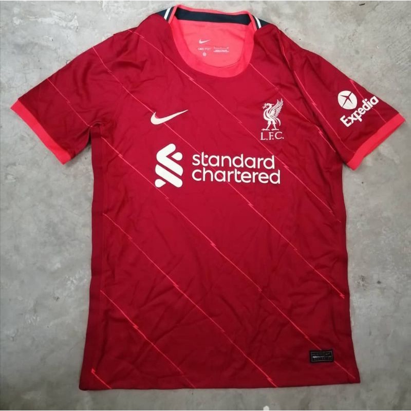 Liverpool HOME KIT GRADE FAN ISSUE TERKINI 2021/22 | Shopee Malaysia