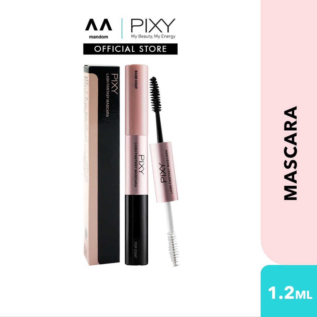 PIXY Lash Fantasy Mascara 1.2ml (mascara tube, mascara fiber, curl ...