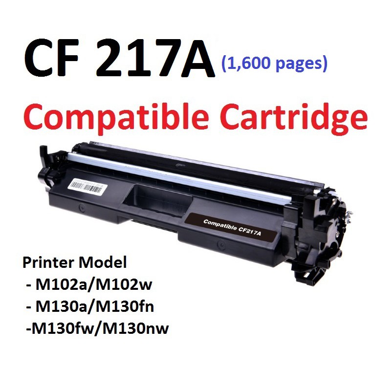 Compatible Toner CF217A 17A CF217X 17X For HP LaserJet Pro M102 M102a ...