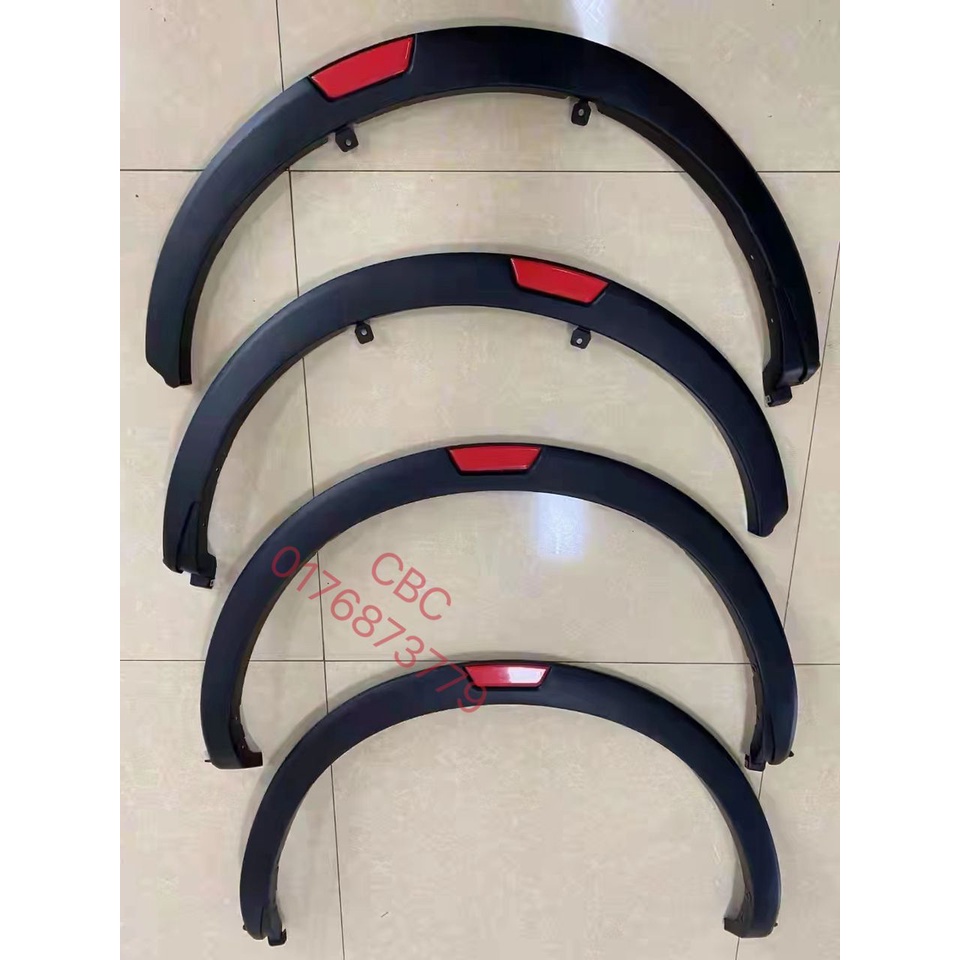 Nissan Navara Np300 Pro 4x PP Fender Arch Flare Flares Cover Matt Black ...