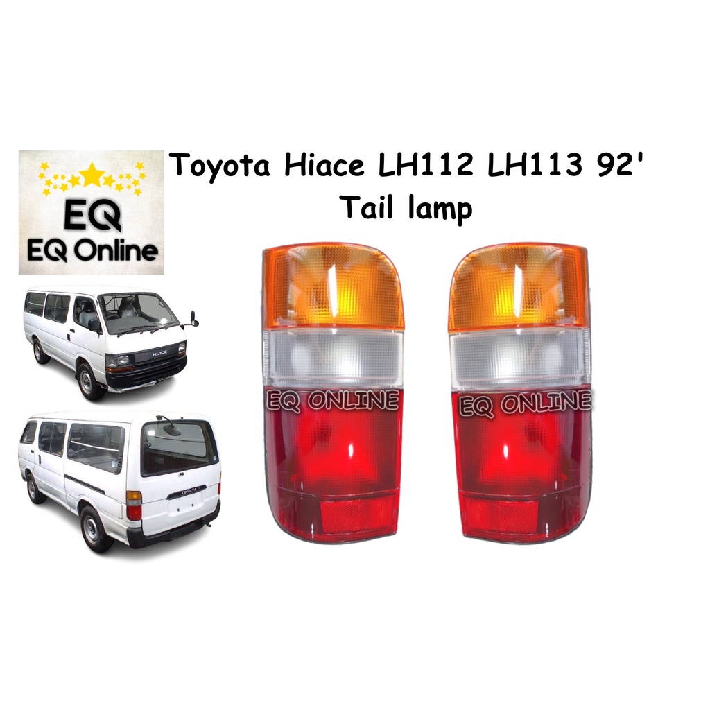Toyota Hiace LH112 LH113 1992 Tail Lamp (L/R) Lampu Belakang 1993 1994 1995 1996 1997 1998 1999 ...