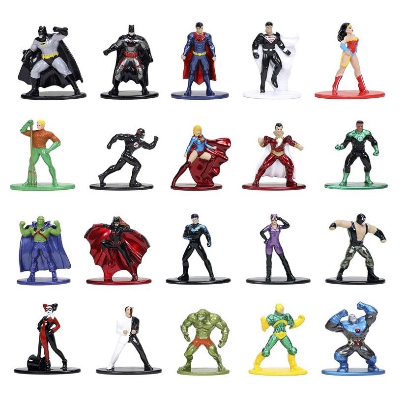 JADA NANO METALFIGS DC COMICS Batman Superman Wonder Woman Joker ...