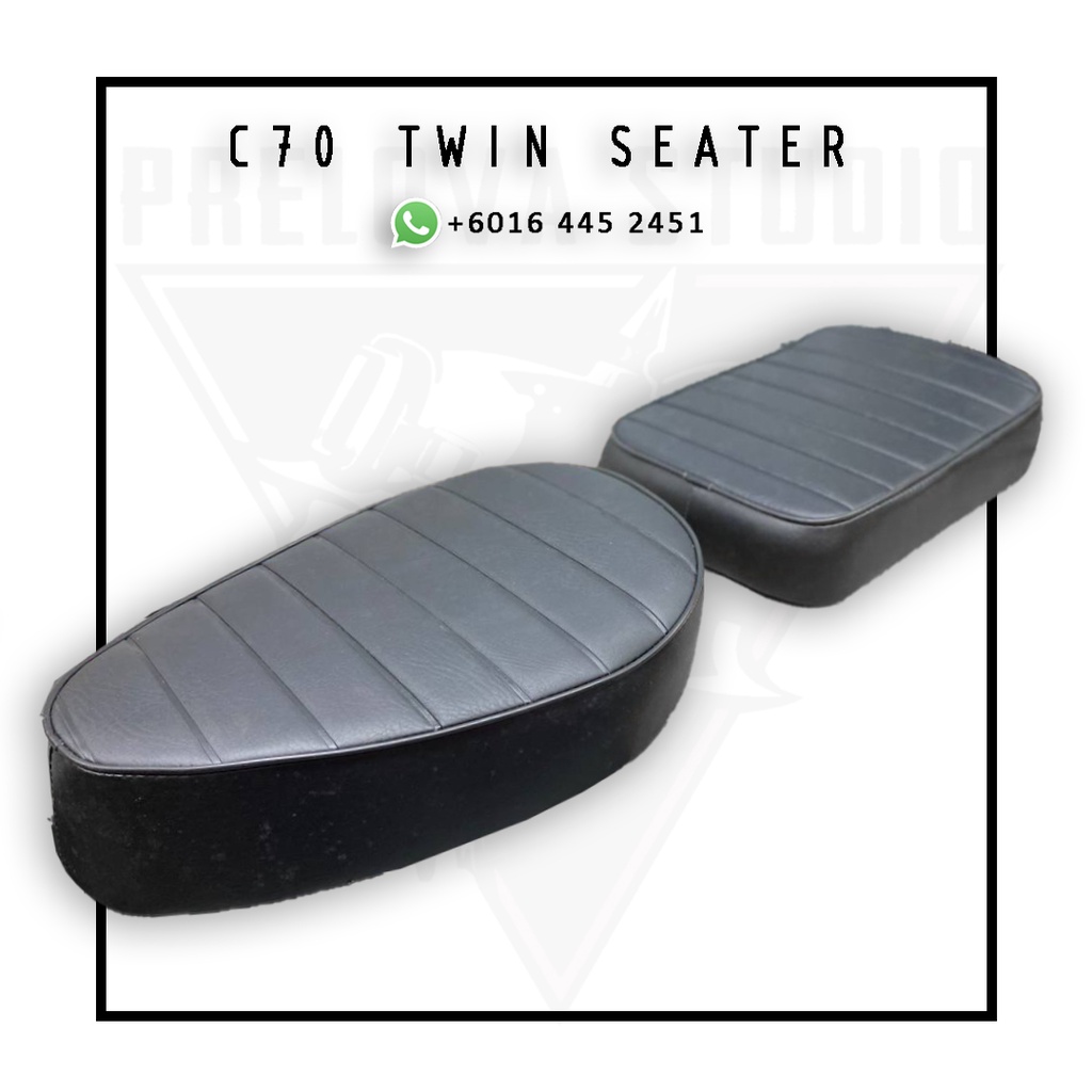 Honda C70 Twin Seat Custom Cub C70 / C700 / C800 / C86 ( Ready Stock ...