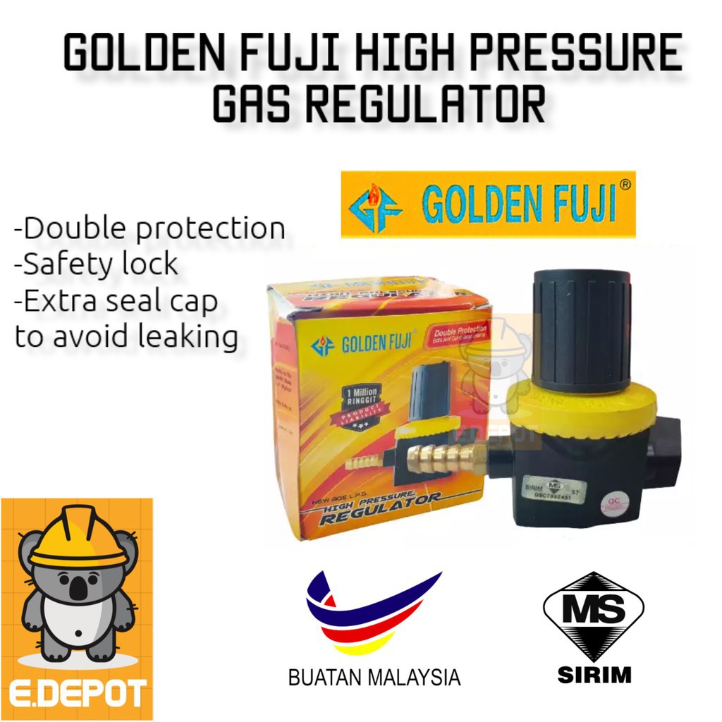 dapur gas stainless steel﹢ GOLDEN FUJI High Pressure Gas Regulator ...