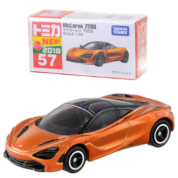 Tomica Regular 57 McLaren 720s Orange/ Tomica Regular 57 - TC20 | Shopee Malaysia