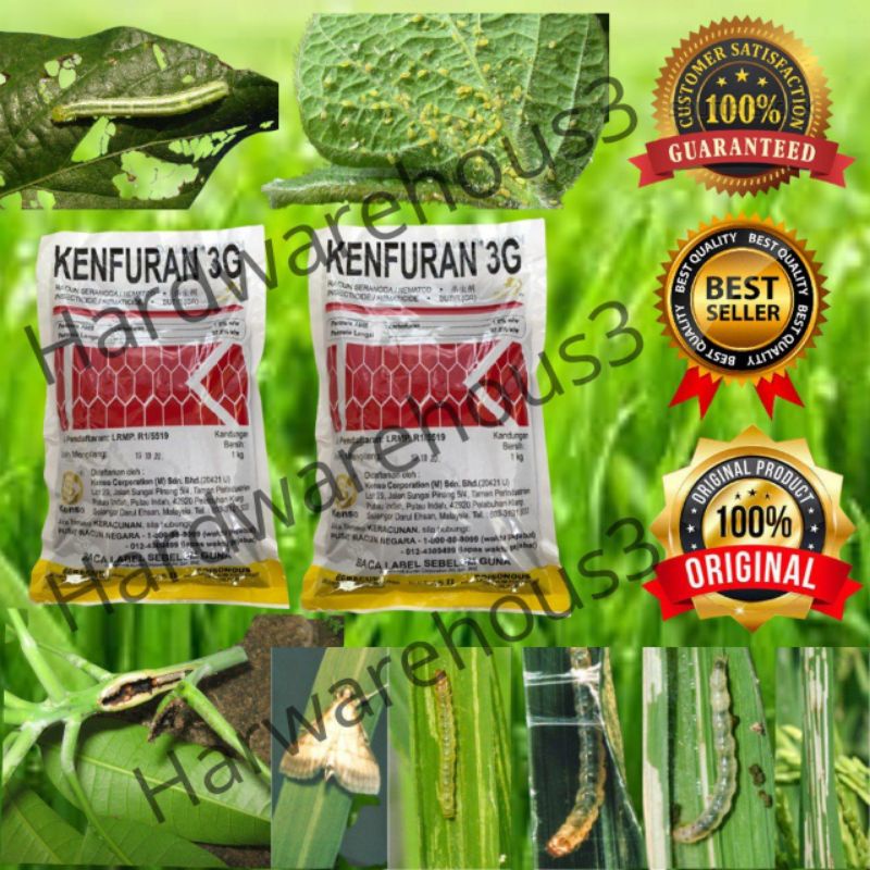 KENFURAN 3G 1KG RACUN SERANGGA ANAI-ANAI KUMBANG TANDUK | Shopee Malaysia