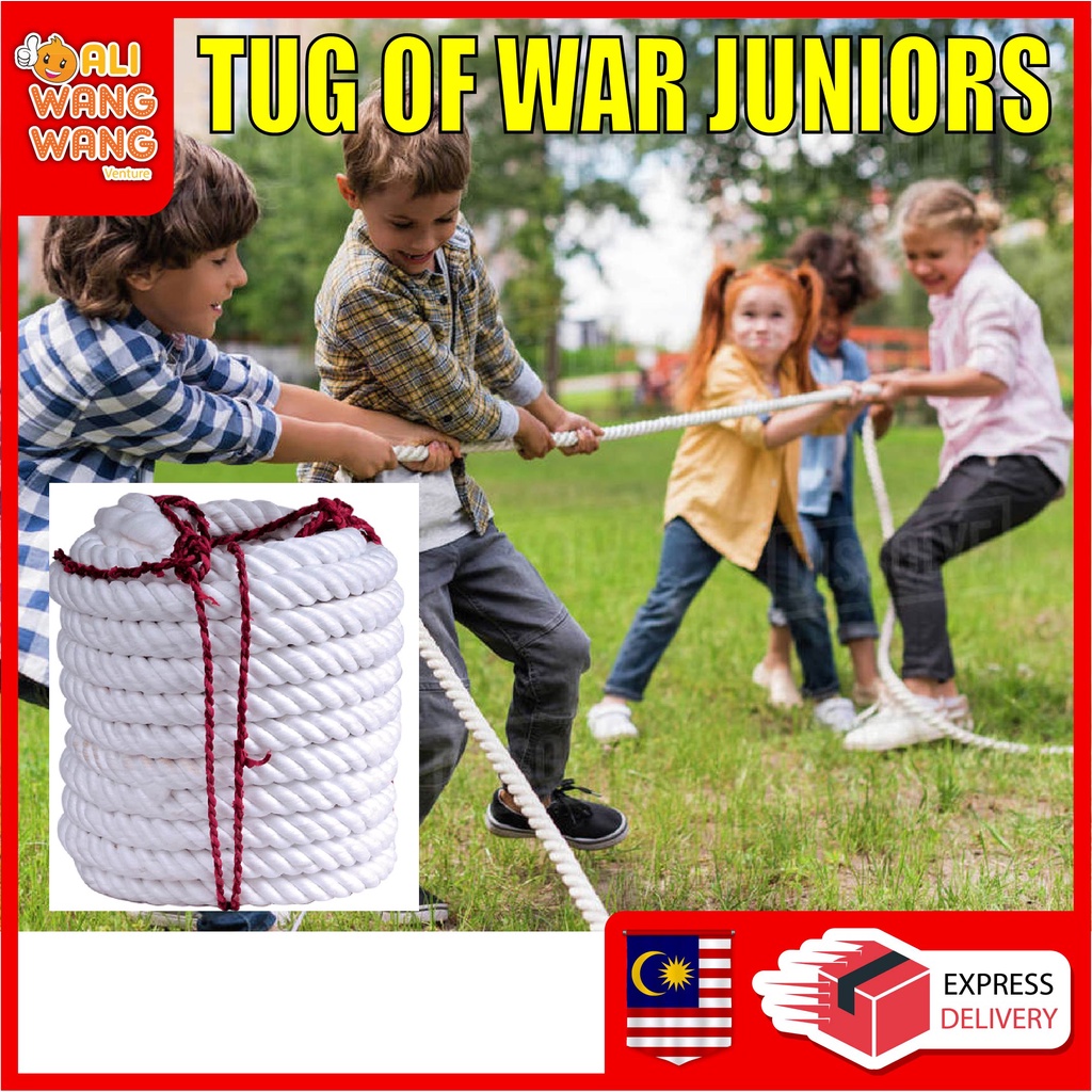 JUNIOR TUG OF WAR ROPE 2.5MM X 20M / SUKAN TALI TARIK TALI TADIKA ...