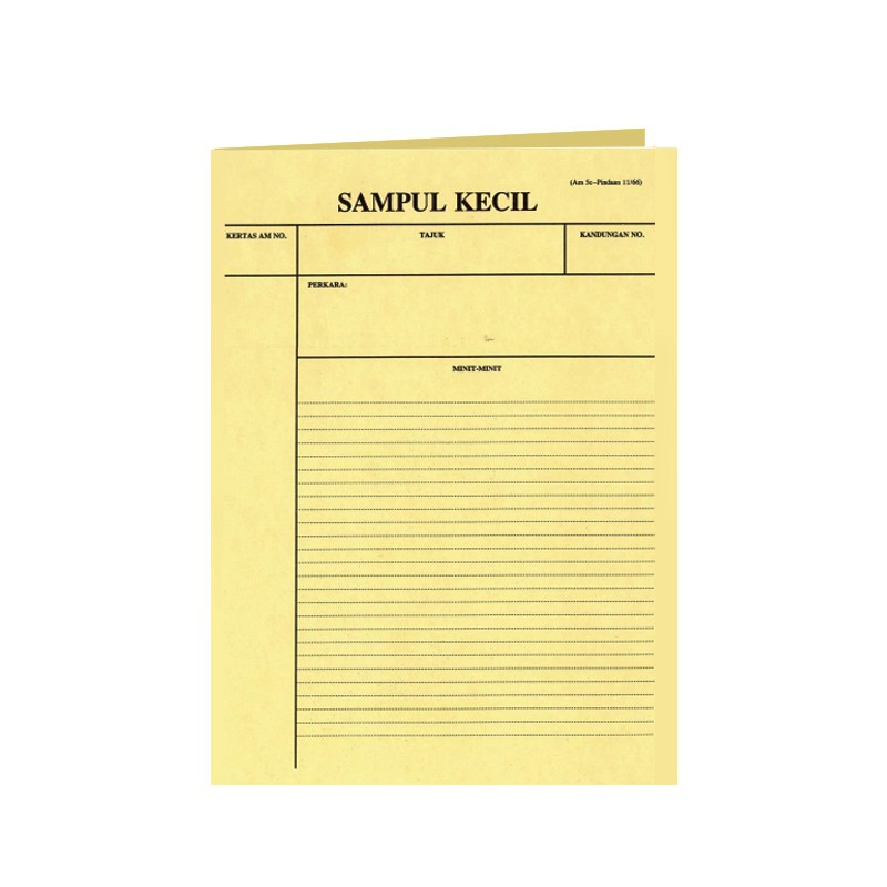 SAMPUL KECIL FILE (AM 435A) For School/Office 100pcs/Pack | Shopee Malaysia