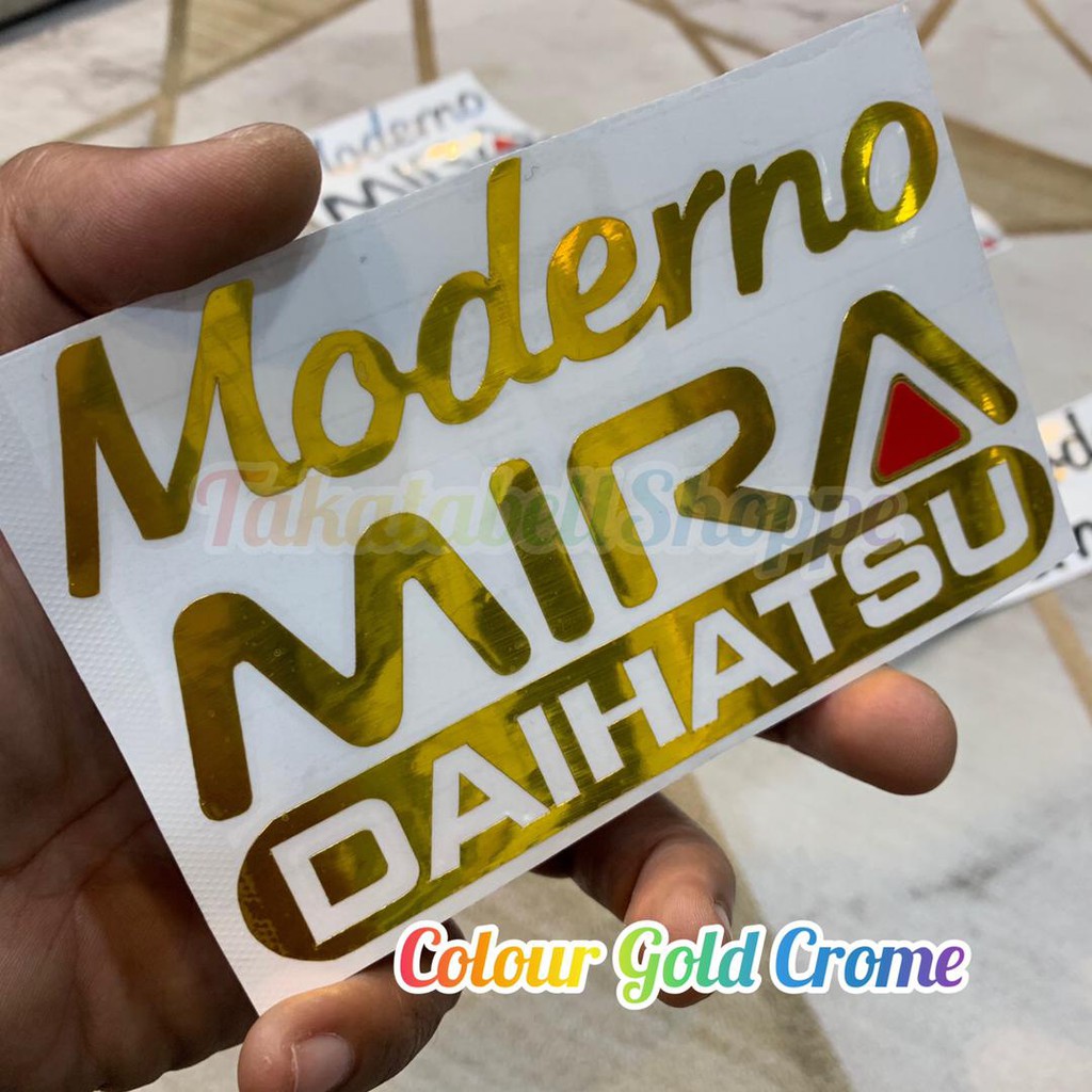 Sticker kancil moderno/Kancil mira daihatsu/sticker perodua kancil ...