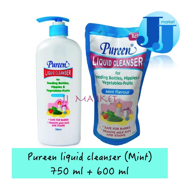 PUREEN LIQUID CLEANSER 750ML+600ML (MINT) | Shopee Malaysia