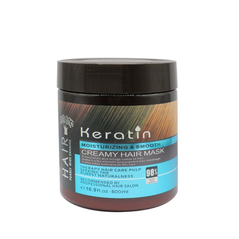 Keratin Moisturizing And Smooth Hair Mask Keratin Treatment Shampookeratin Creamy Hair Keratin