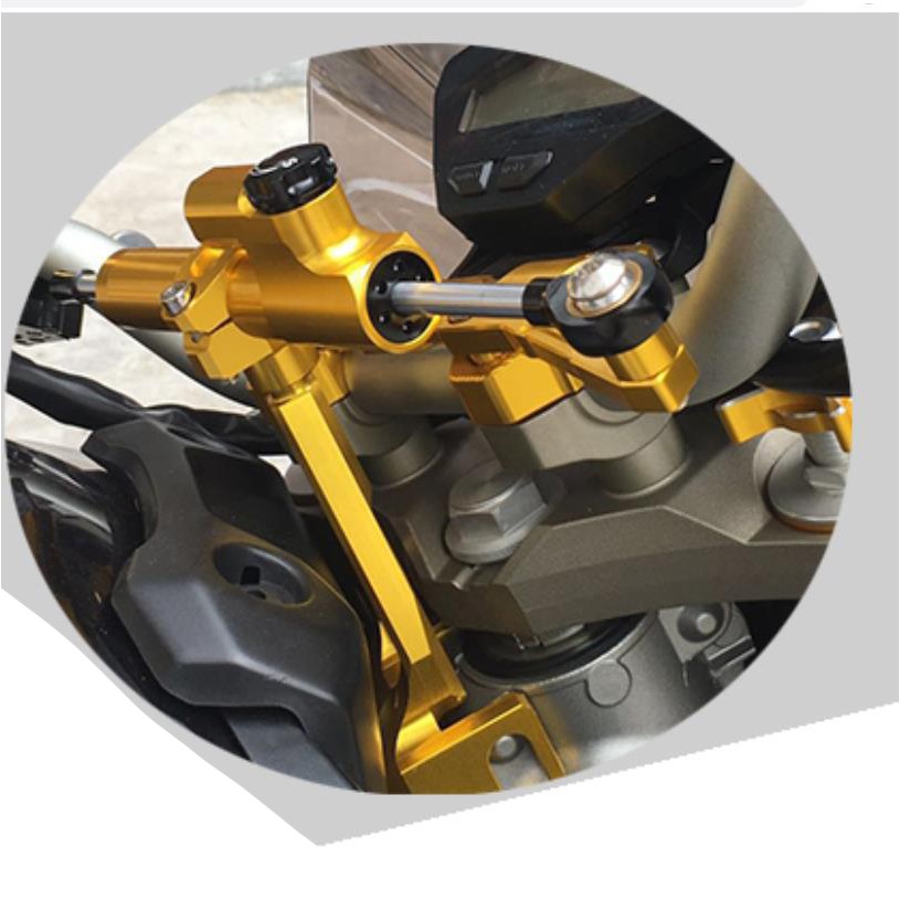 REALZION 2020 mt-09 Stabilizer Steering Damper Motorcycle Titanium ...