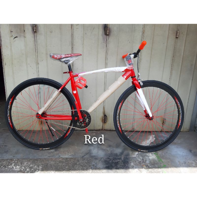 Jetsport Fixie Red 700c | Shopee Malaysia