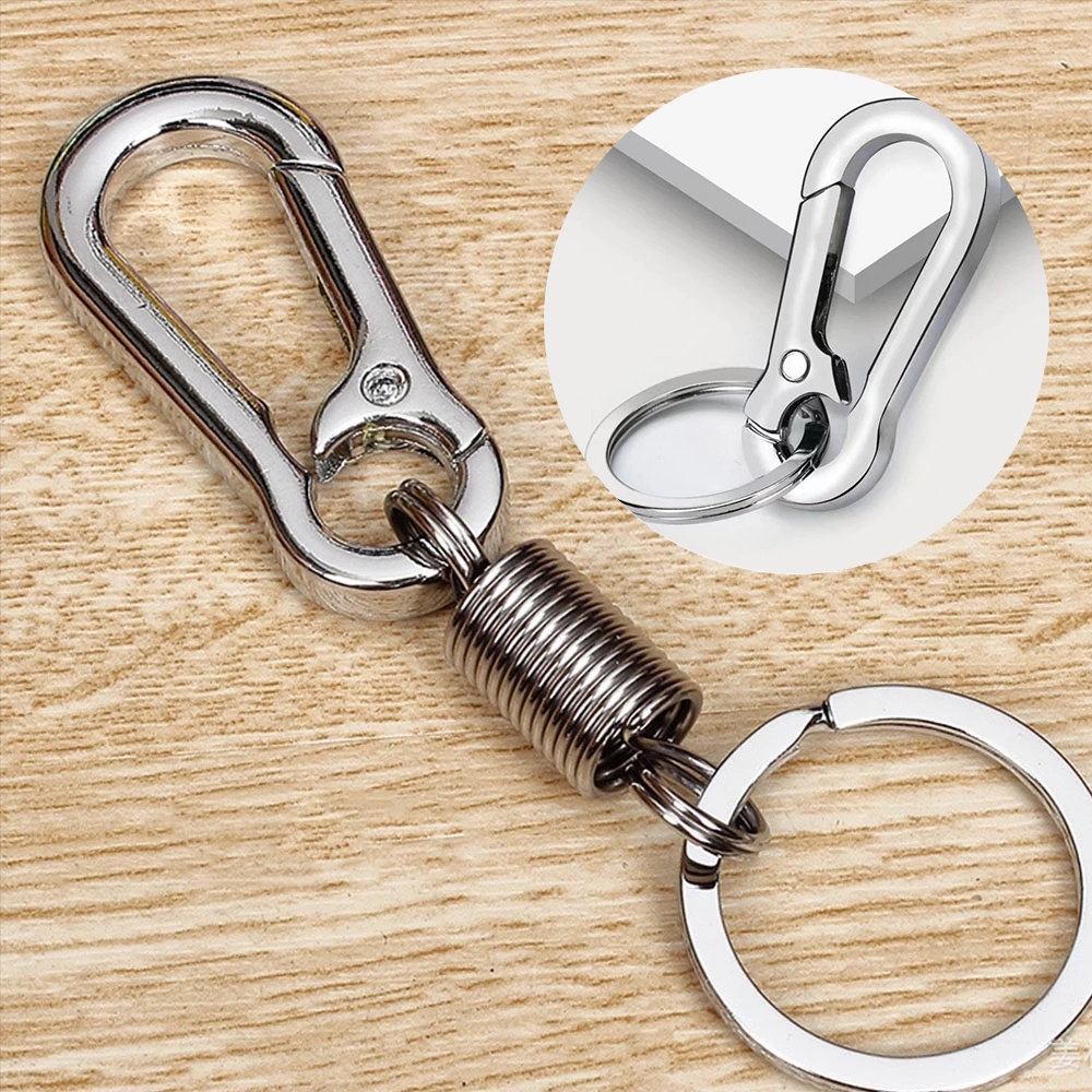 Gourd Buckle Spring Keychain /Carabiner Retractable Belt Clip Hanging ...