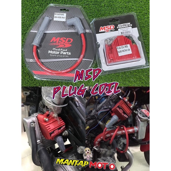🔥MSD🔥 8207 BLASTER SS RACING PLUG COIL IGNITION YAMAHA HONDA Y16ZR ...