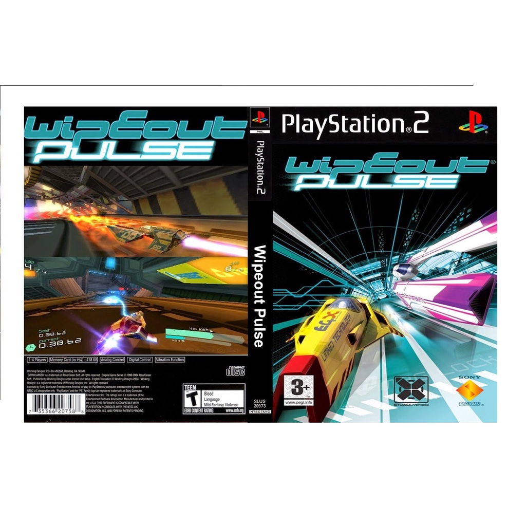 🔥PS2 CD DVD Games🔥 Wipeout Pulse (CD Game) | Shopee Malaysia