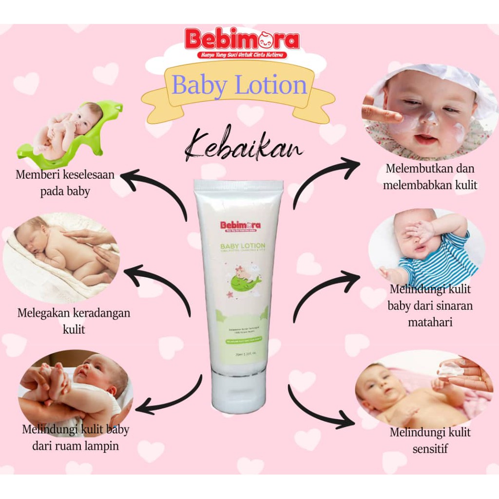 [BMF / READY STOCK] Bebimora - Baby Lotion (70ml) | Shopee Malaysia