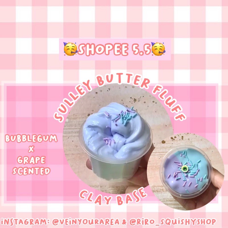 Sulley Butter Fluff Slime (Clay Base) | Shopee Malaysia