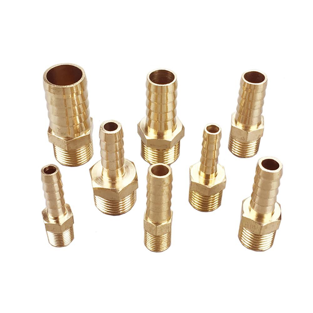 GD1092 (1/4'') Male Thread Brass Pipe Fitting Pneumatic Hose Connector ...