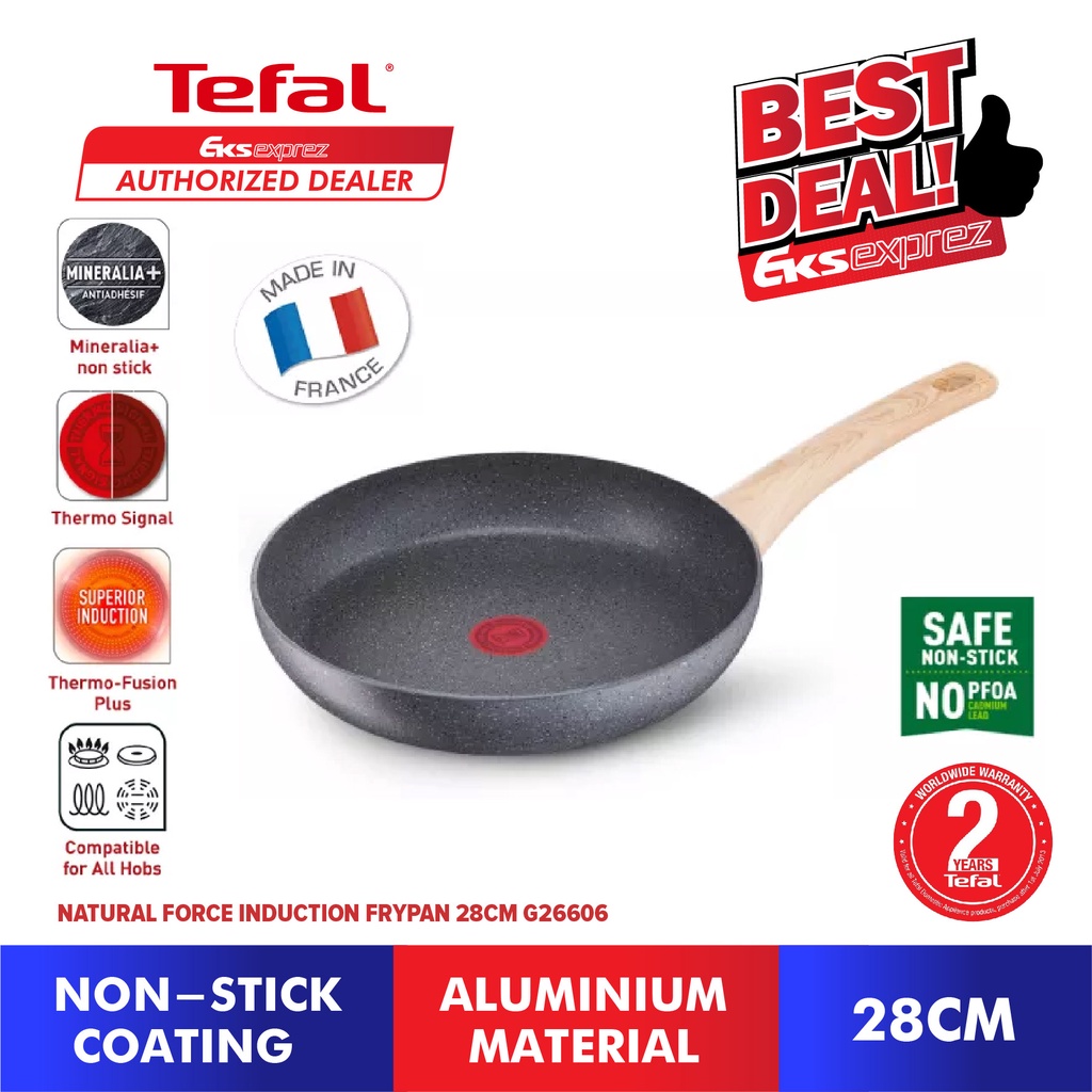 Tefal Natural Force Induction Frypan (28cm) G26606 | Shopee Malaysia