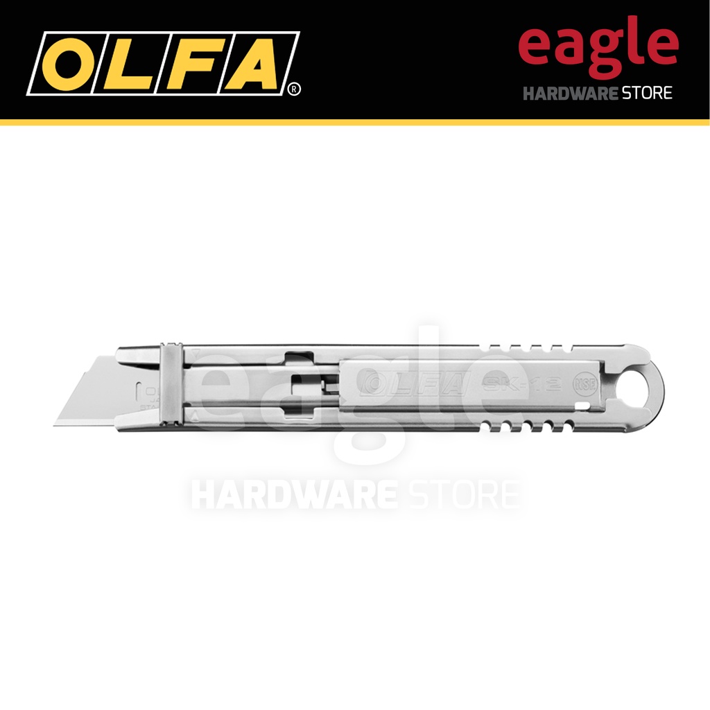 Olfa SK-12 Stainless Steel Self Retracting Knife | Shopee Malaysia
