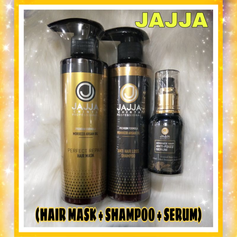 JAJJA SET 3IN1(HAIR MASK + SHAMPOO + SERUM) | Shopee Malaysia