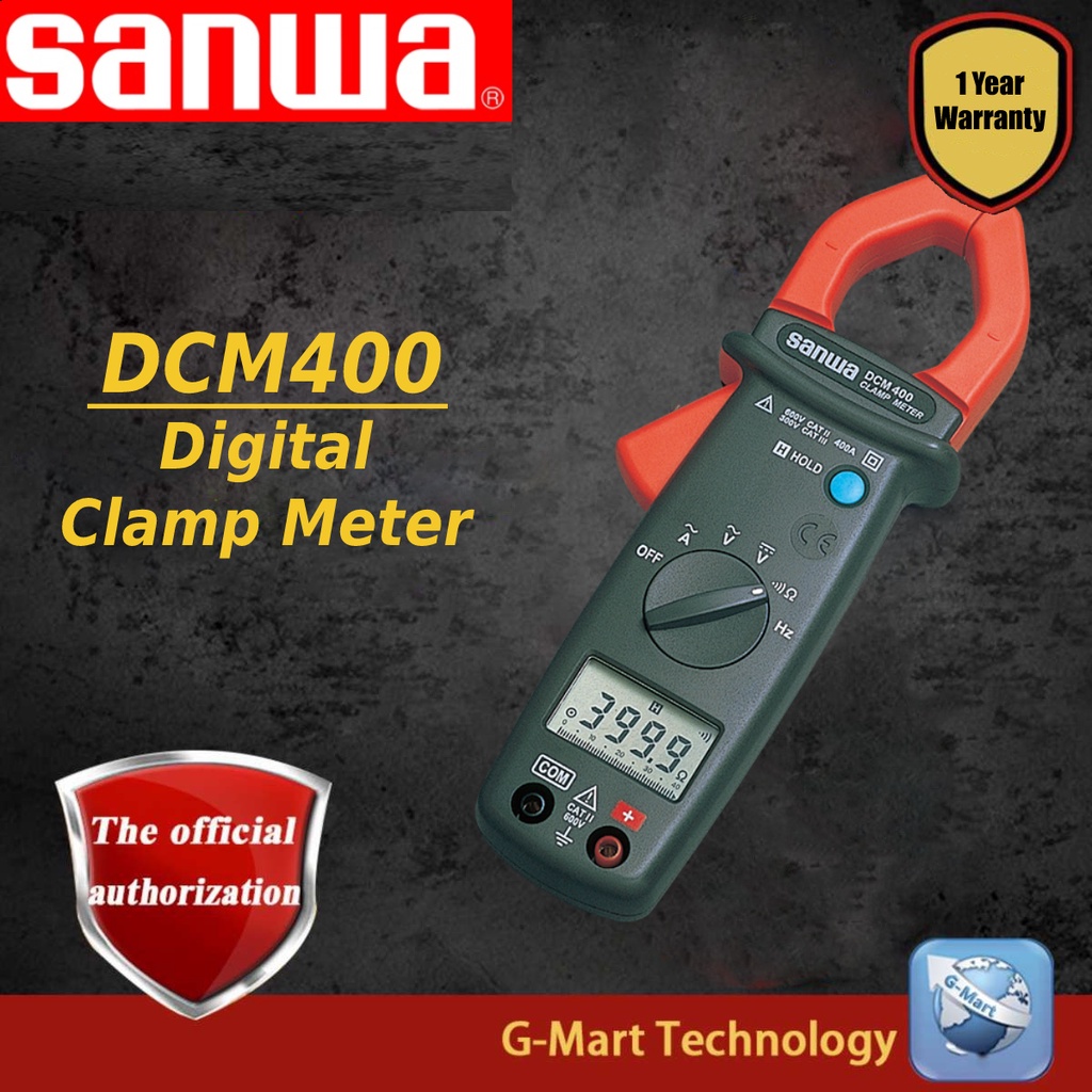 SANWA DCM400 Clamp Meters AC Low Cost & DMM Functions | Shopee Malaysia