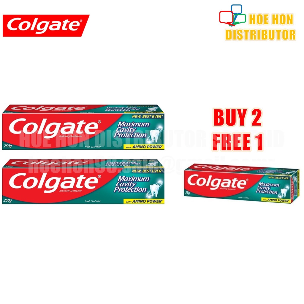 [SUPER VALUE] Colgate Maximum Cavity Protection Regular Toothpaste 250g ...