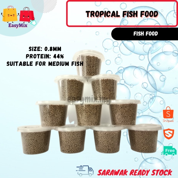 Seamaster Fish Pellet Floating Type High Protein Fish Food 20g Pallet ...