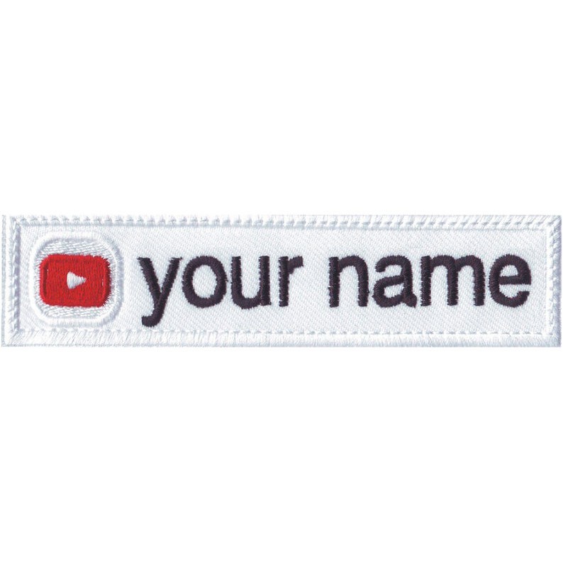 YouTuber's Favorite: Custom Name Tag Patch | Shopee Malaysia