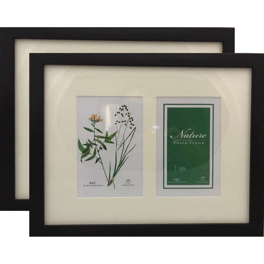 Photo Frame Size 4R x2 With Matboard - 2pcs ( 4inch x 6inch) | Shopee ...