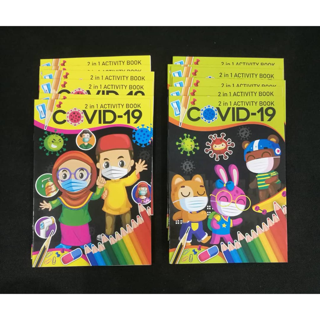 Fantastic Activity Book Prevention Of Covid-19 For Kids Learning ...