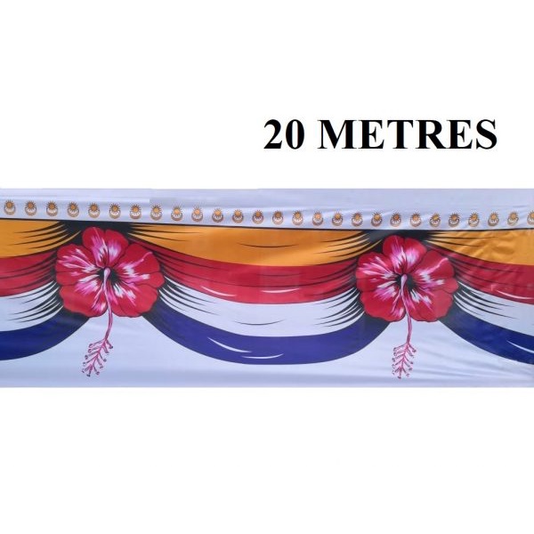 [QUALITY] (20Meter/Roll) Banner Bunga Raya Flag Roll/ Banner Malaysia ...