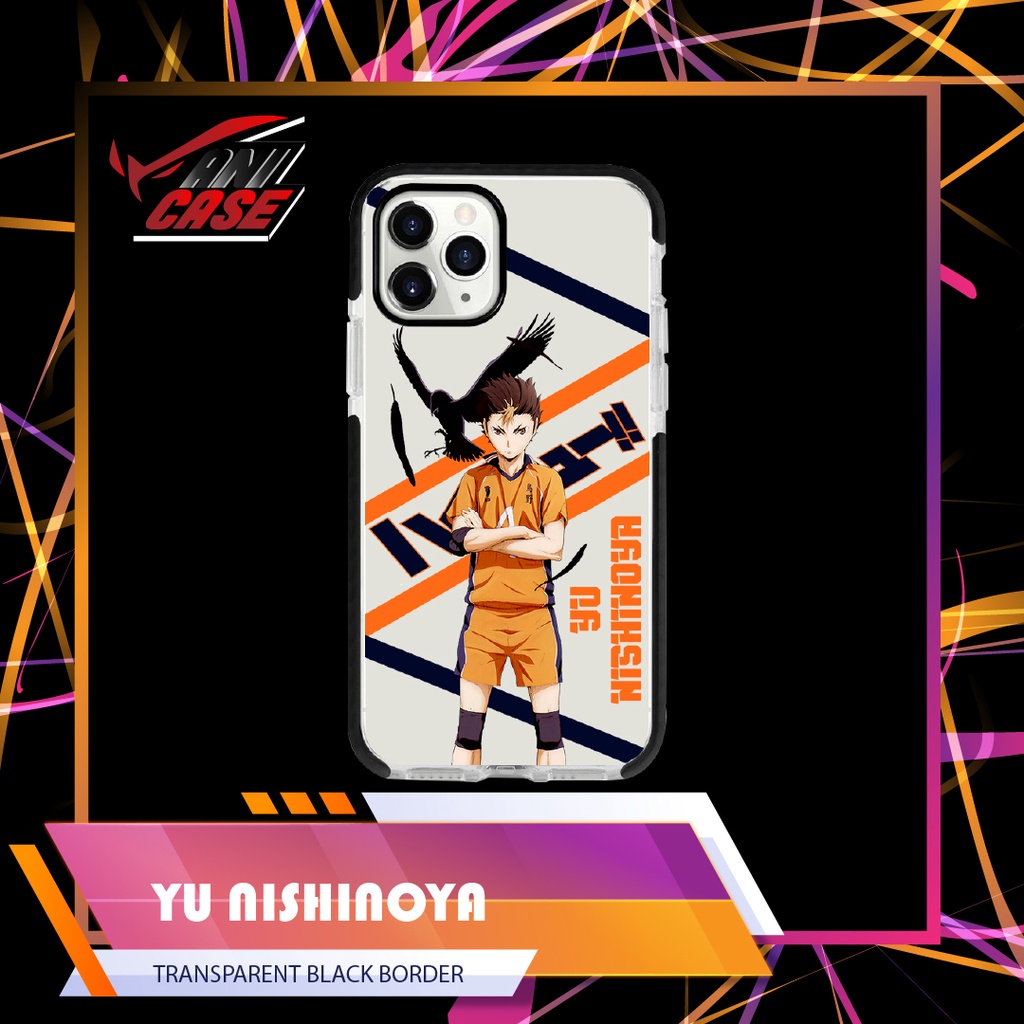 [HAIKYUU!!] YU NISHINOYA BLACK BORDER CASE DESIGNATED BUMPER CASE ...