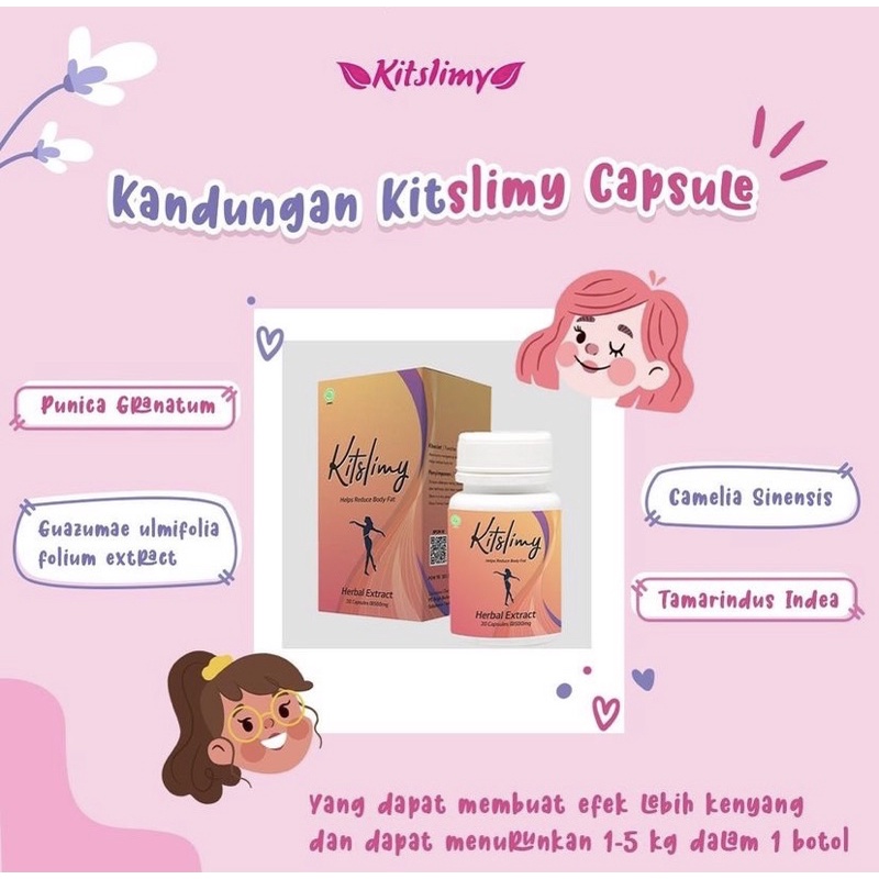 2.2 CAPSULE KITSLIMY BY KITSLIMY | SLIMMING CAPSULE ORIGINAL 💯+[GIFT🎁🎁 ...