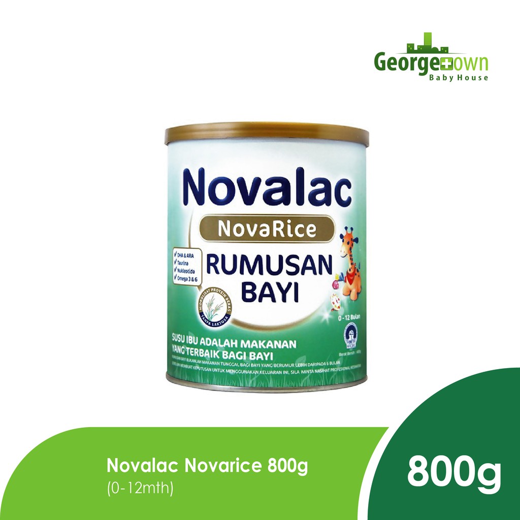 Novalac Novarice 0-12 months 800g (GTG) | Shopee Malaysia