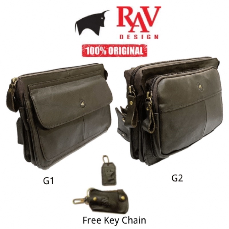 [100% Original] RAV DESIGN Genuine Leather Clutch bag (YRS183-G1/G2 ...