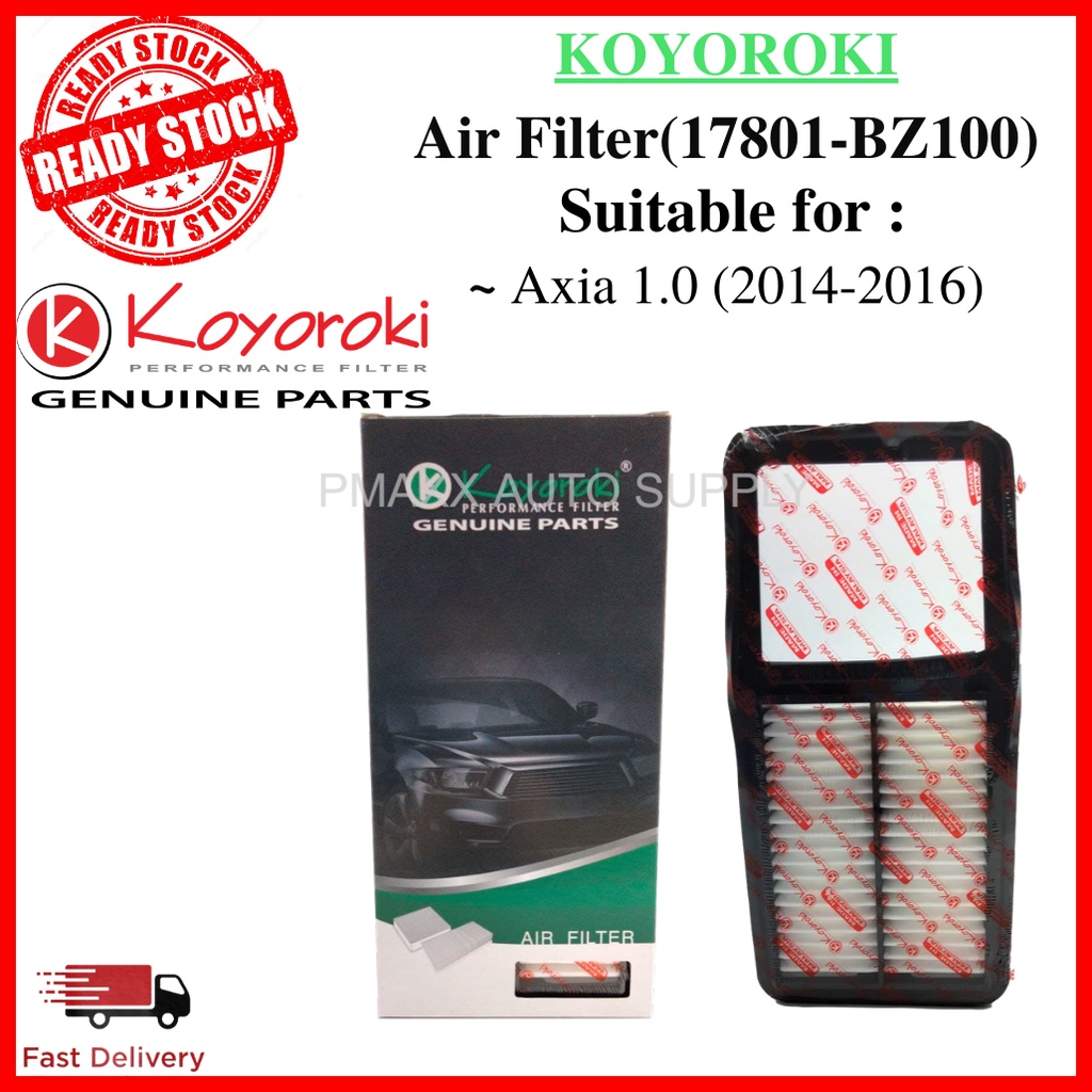 BRAND KOYOROKI PERODUA AIR FILTER FOR AXIA 2014-2006 (17801-BZ100 ...