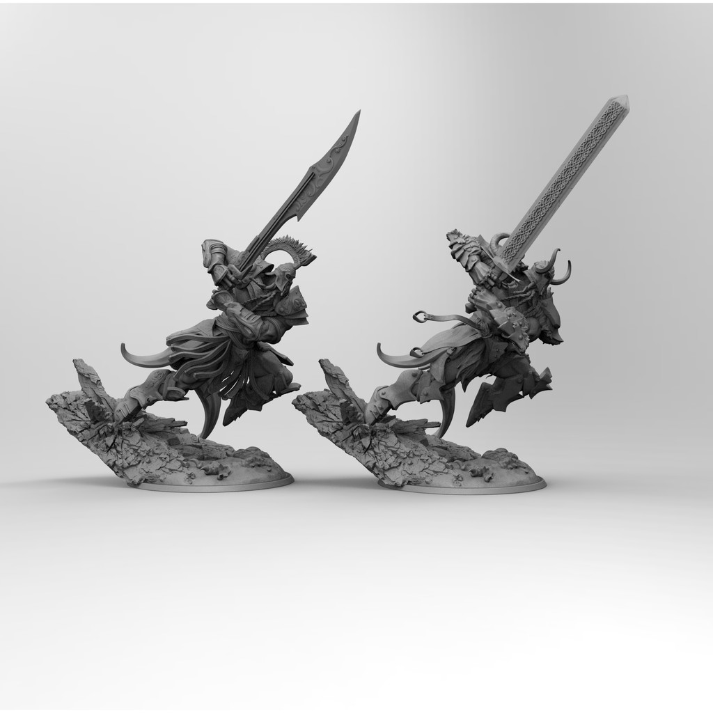 B093 - Legendary character design, The Giant Viking Dash statue with 2 ...