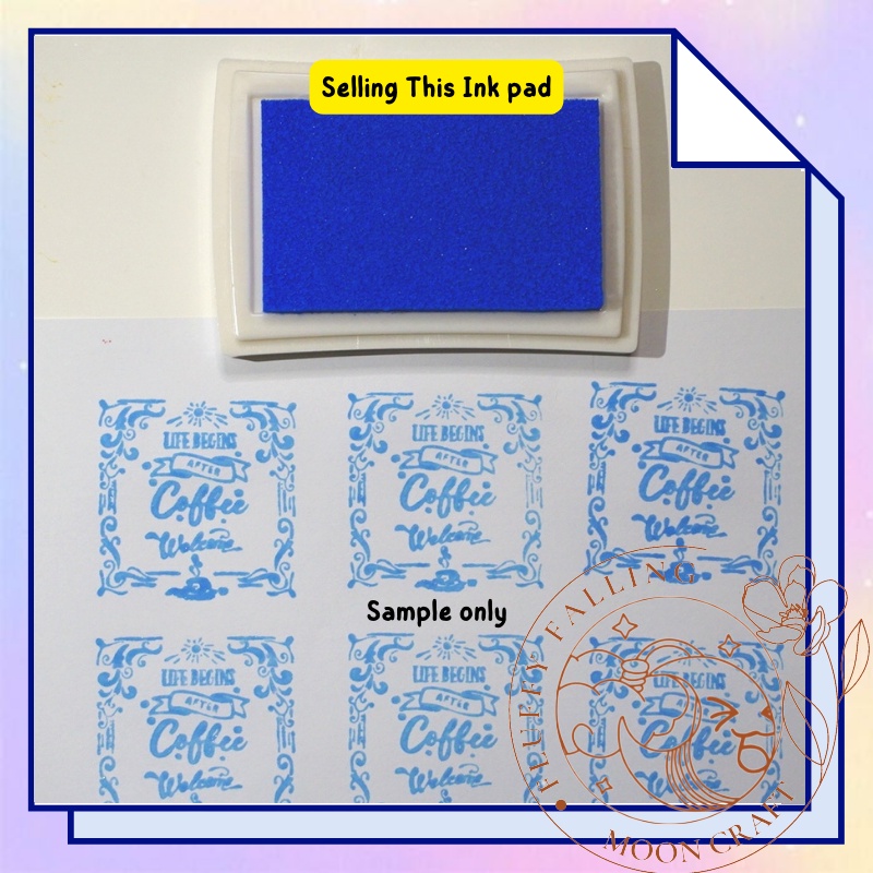 [Buy3Get5%]Fluff's Single Color Ink Pad Stamp Pad Ink Cop Stamp Ink 印泥 ...